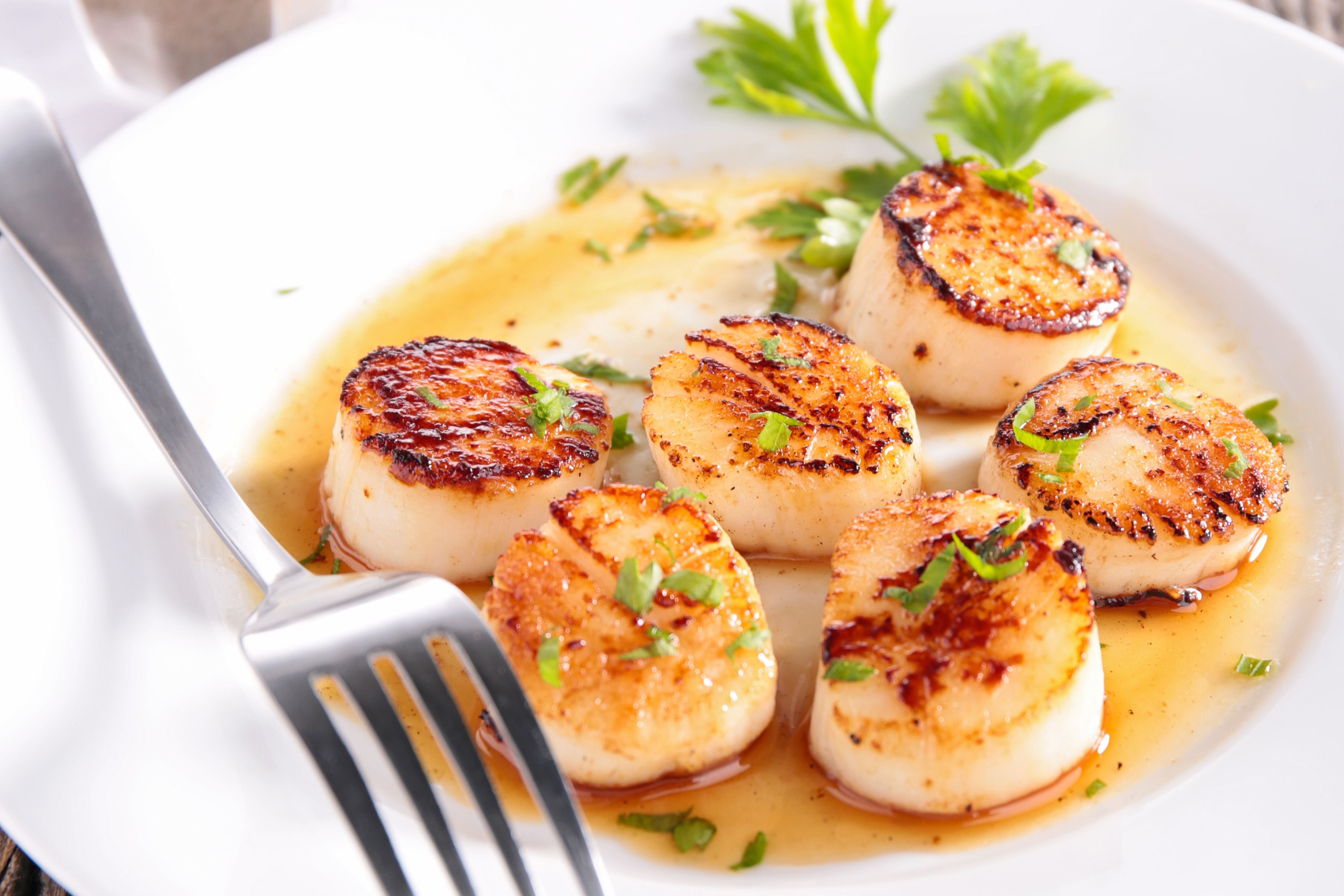 Pan Fried Scallops
